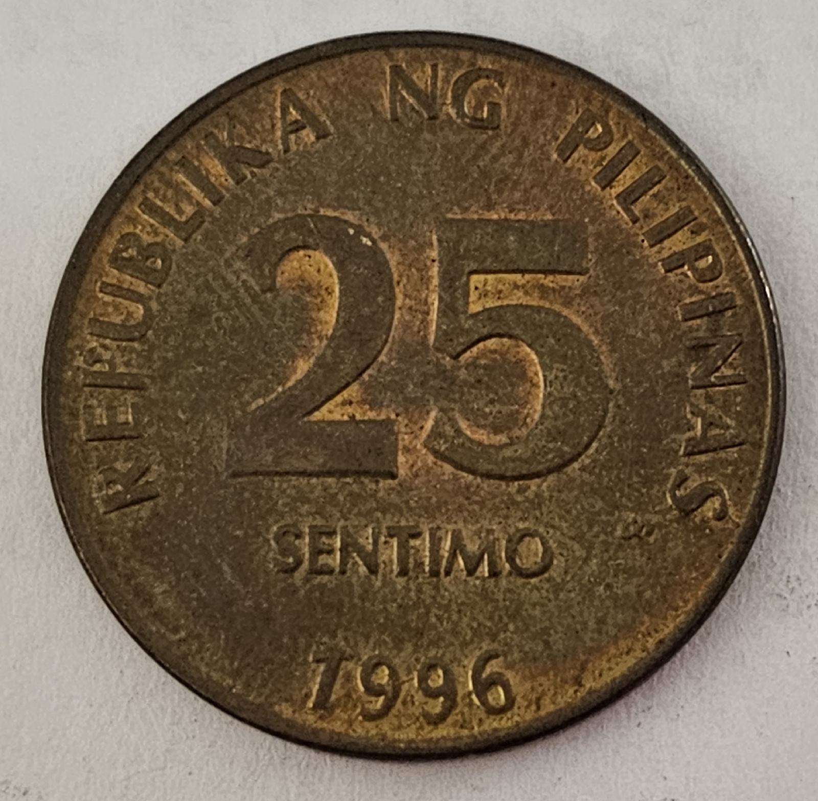 PHILIPPINES- 25 SANTIMO 1996.