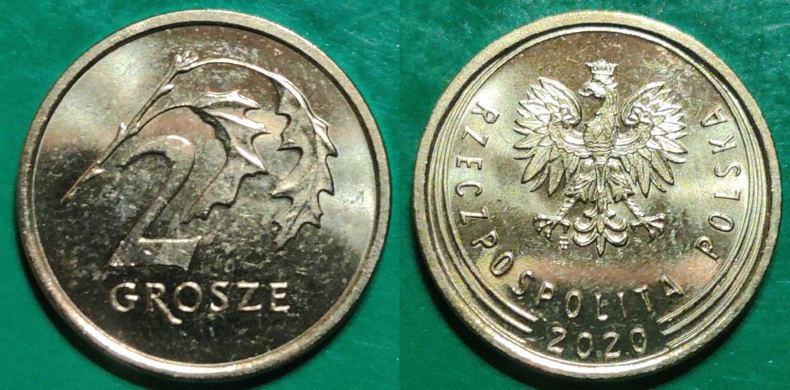 Poland 2 grosze, 2020