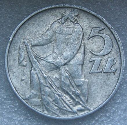 POLAND 5 ZLOTYCH 1974