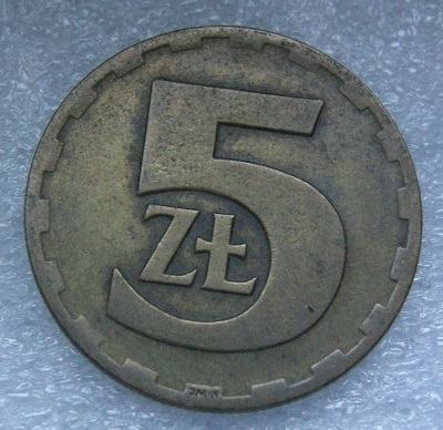 POLAND 5 ZLOTYCH 1975