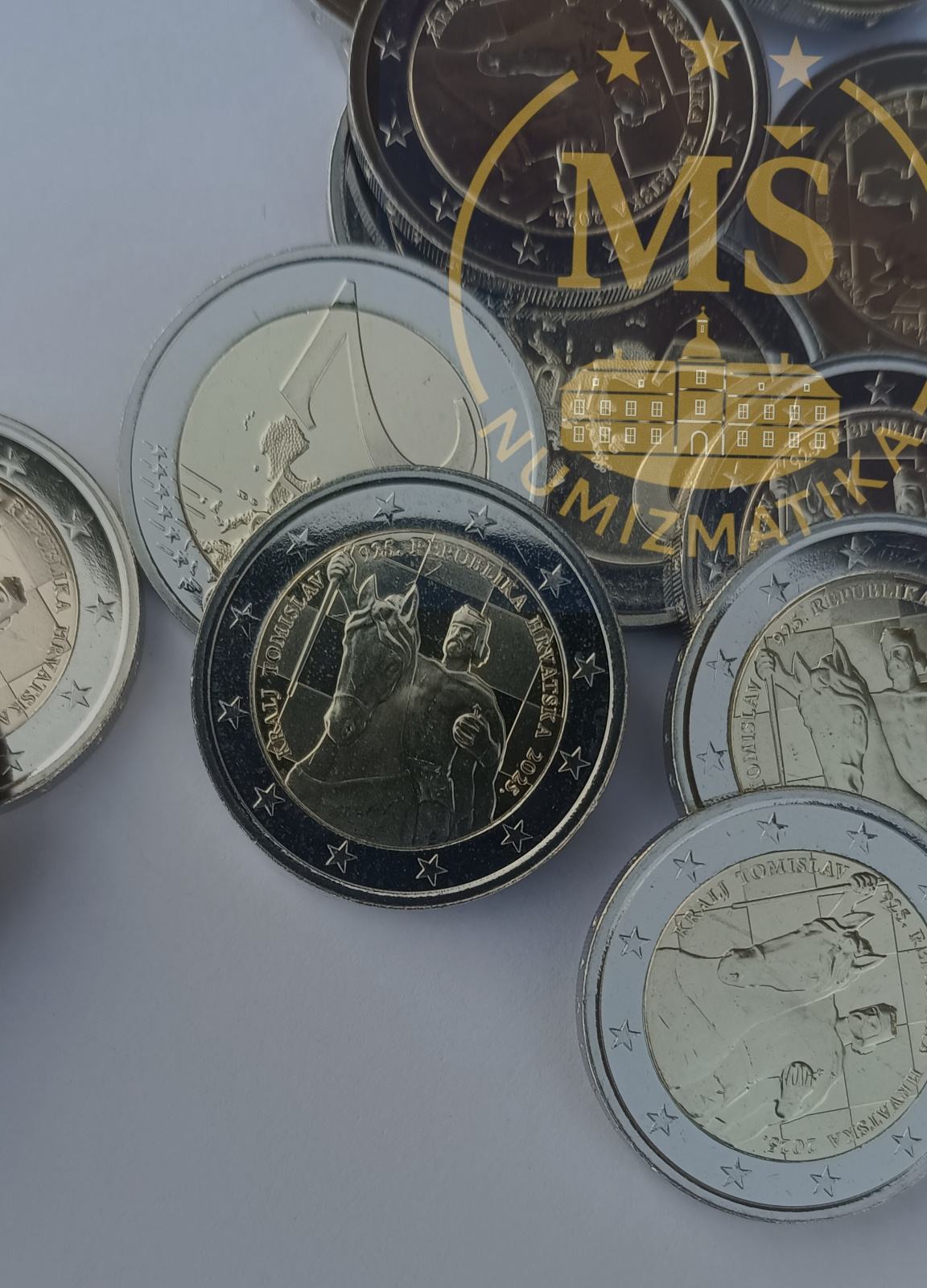 PRIGODNA KOVANICA 2 EURA - KRALJ TOMISLAV