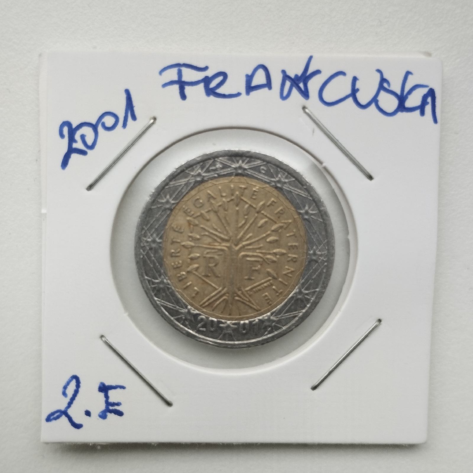 Raritet Kovanica Zivotno Drvo Francuska 2.Euro