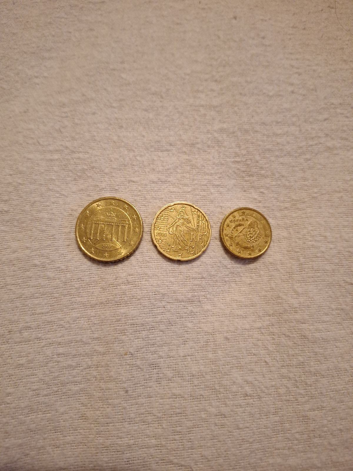 rijetke kovanice od 50 20 i 10 centi