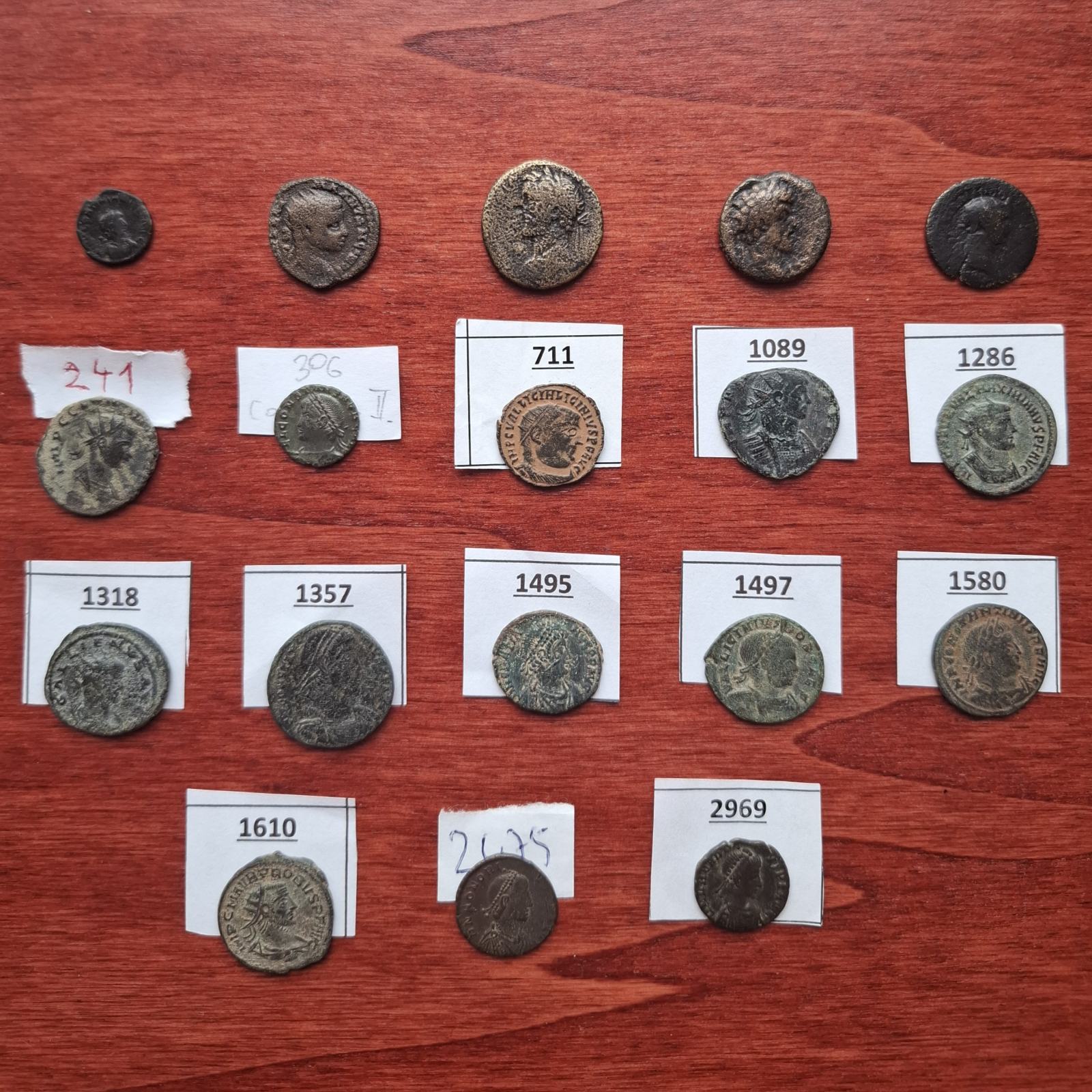 Rimsko Carstvo kovanice LOT: 18 različitih careva (od 1. do 5. st.)