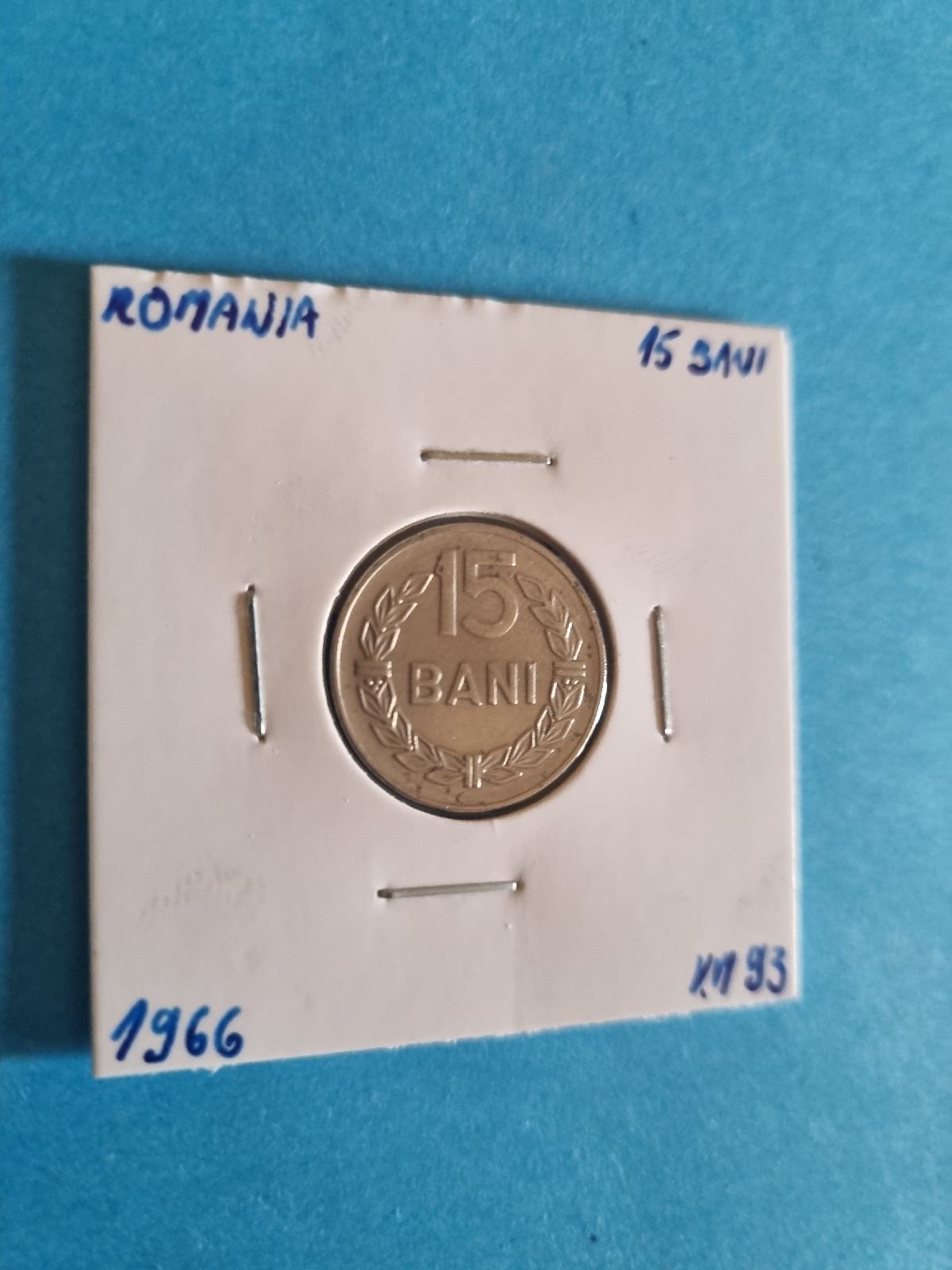 Rumunjska (Romania) 15 Bani 1966