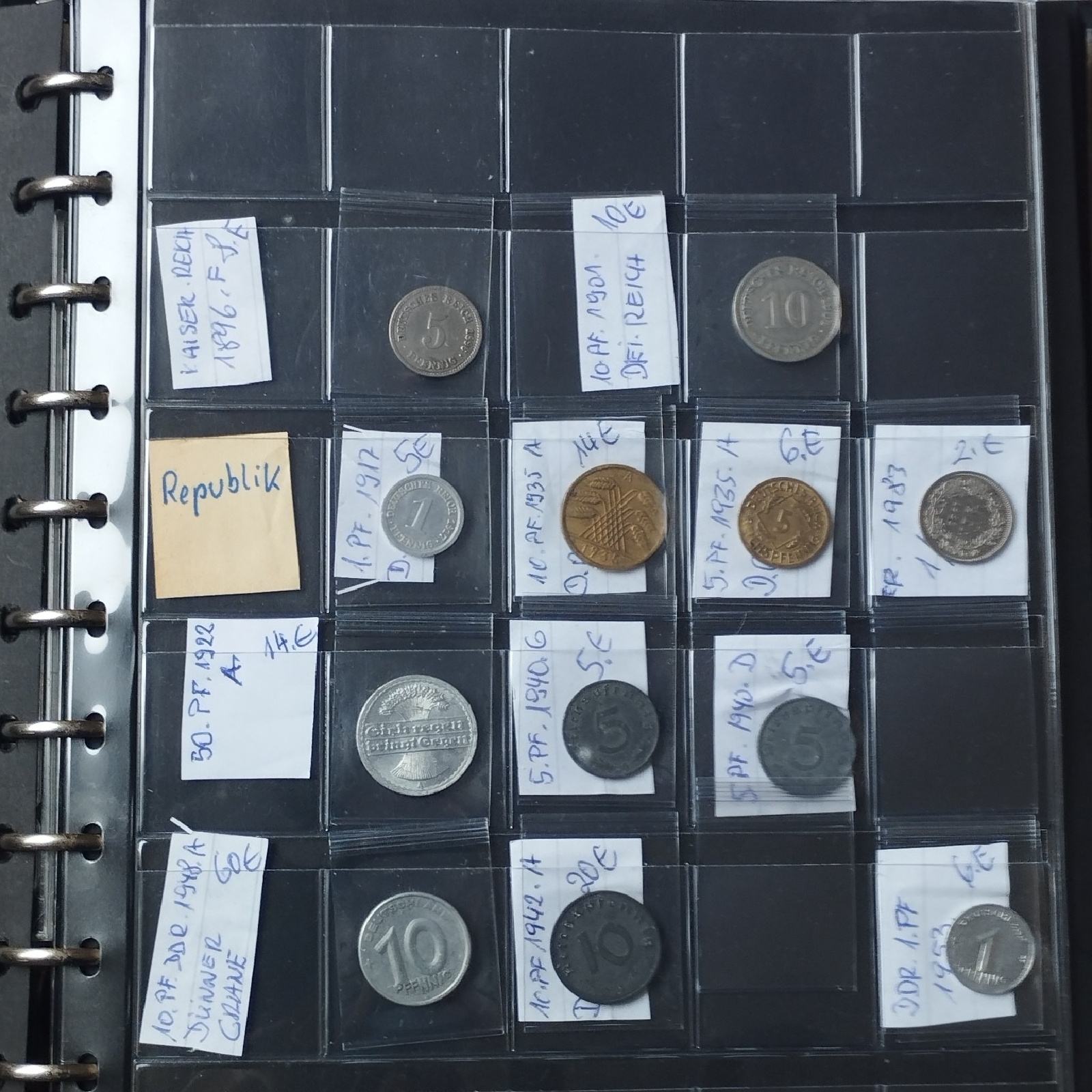 *Safe Album Deutsche Reich.Evropa Kovanica.DM.Pfenizi 1958/99.Godiste