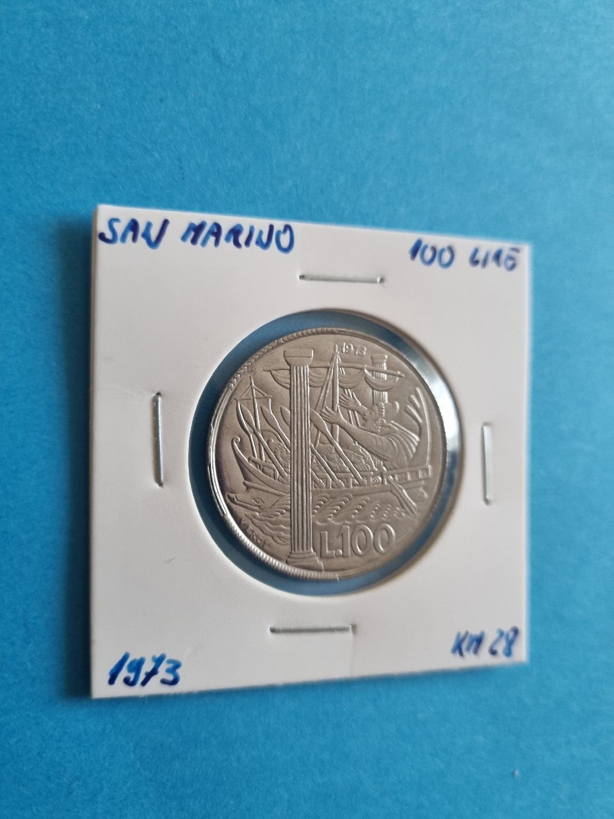 San Marino 100 Lire 1973 UNC