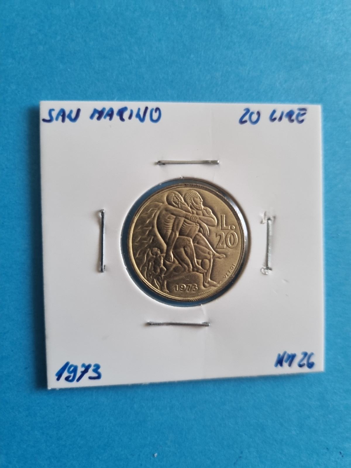 San Marino 20 Lire 1973 UNC