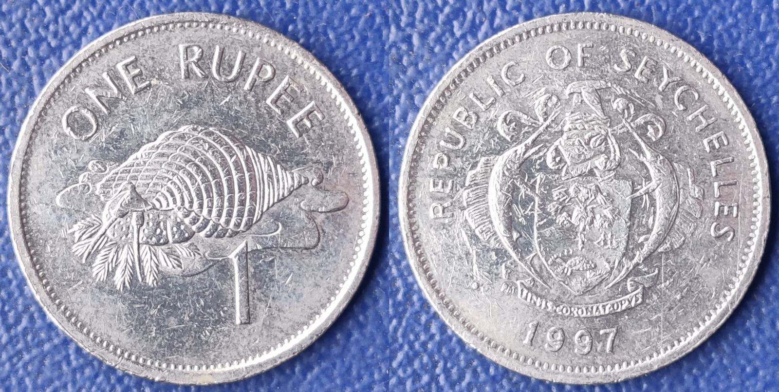 Seychelles 1 rupee, 1997