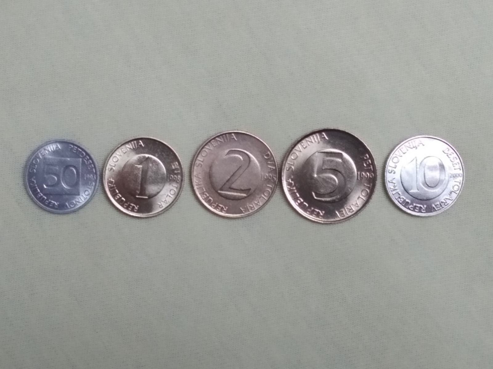 Slovenski tolari kovanice