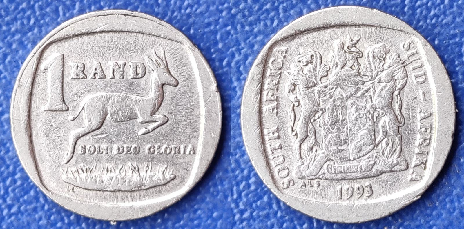 South Africa 1 rand, 1993