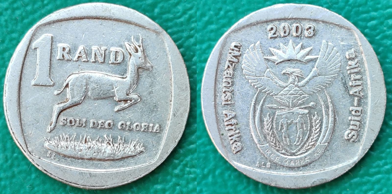 South Africa 1 rand, 2003