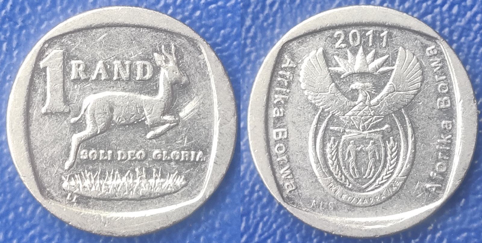 South Africa 1 rand, 2011