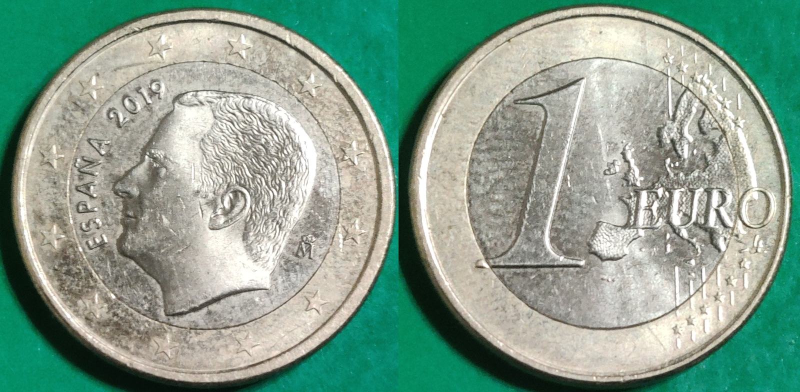 Spain 1 euro, 2019