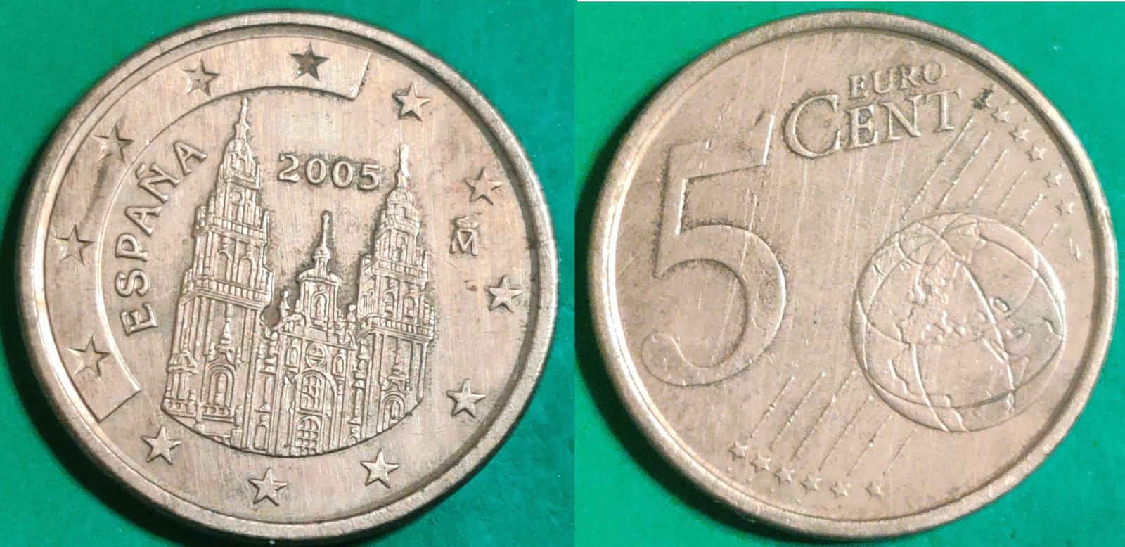 Spain 5 euro cent, 2005 ***/ 0,20 EURO