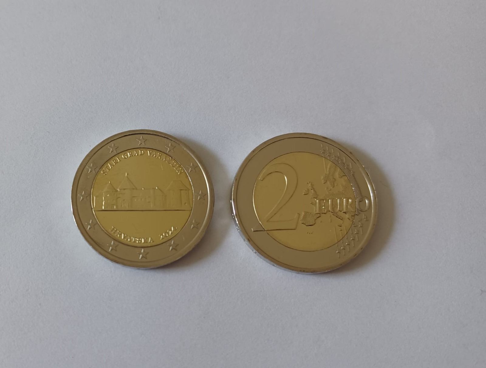 Stari grad Varaždin 2024 - prigodna kovanica 2 eura