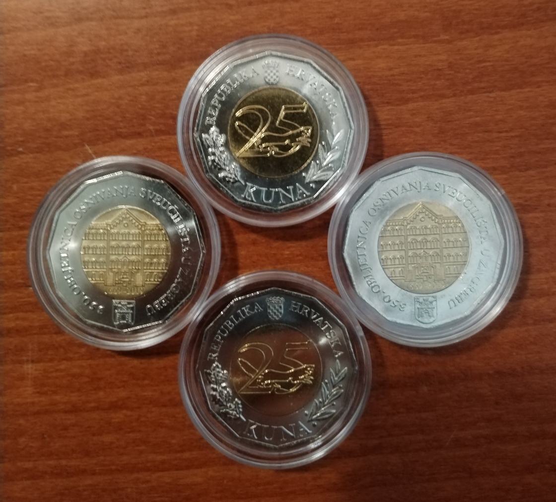 Sveučilište kovanica 25kn.