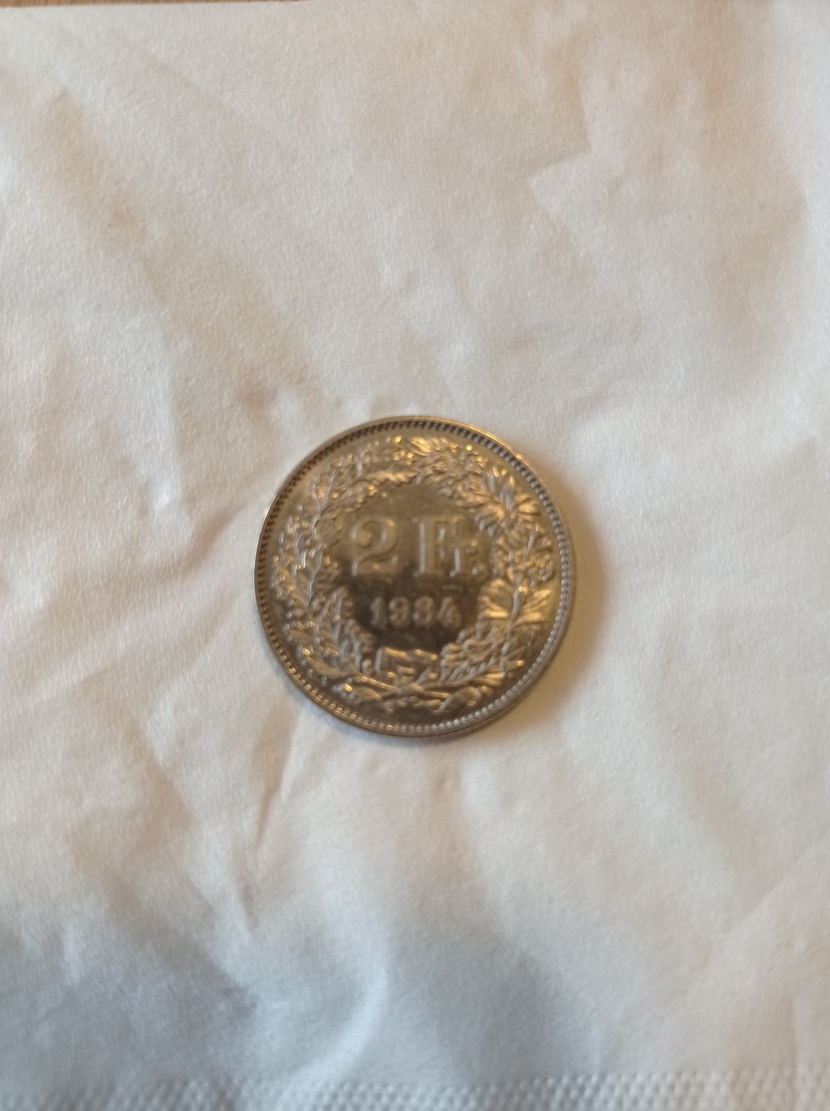 Švicarski franak iz 1984.