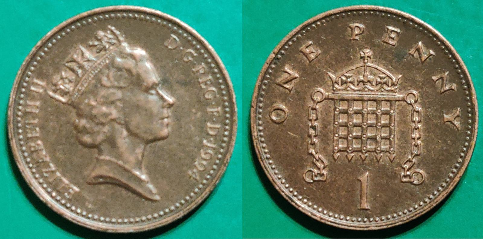 United Kingdom 1 penny, 1994