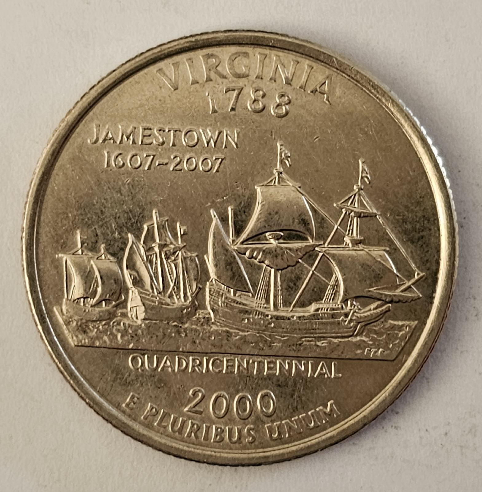 UNITED STATES- QUARTER DOLLAR 2005. D, VIRGINIA