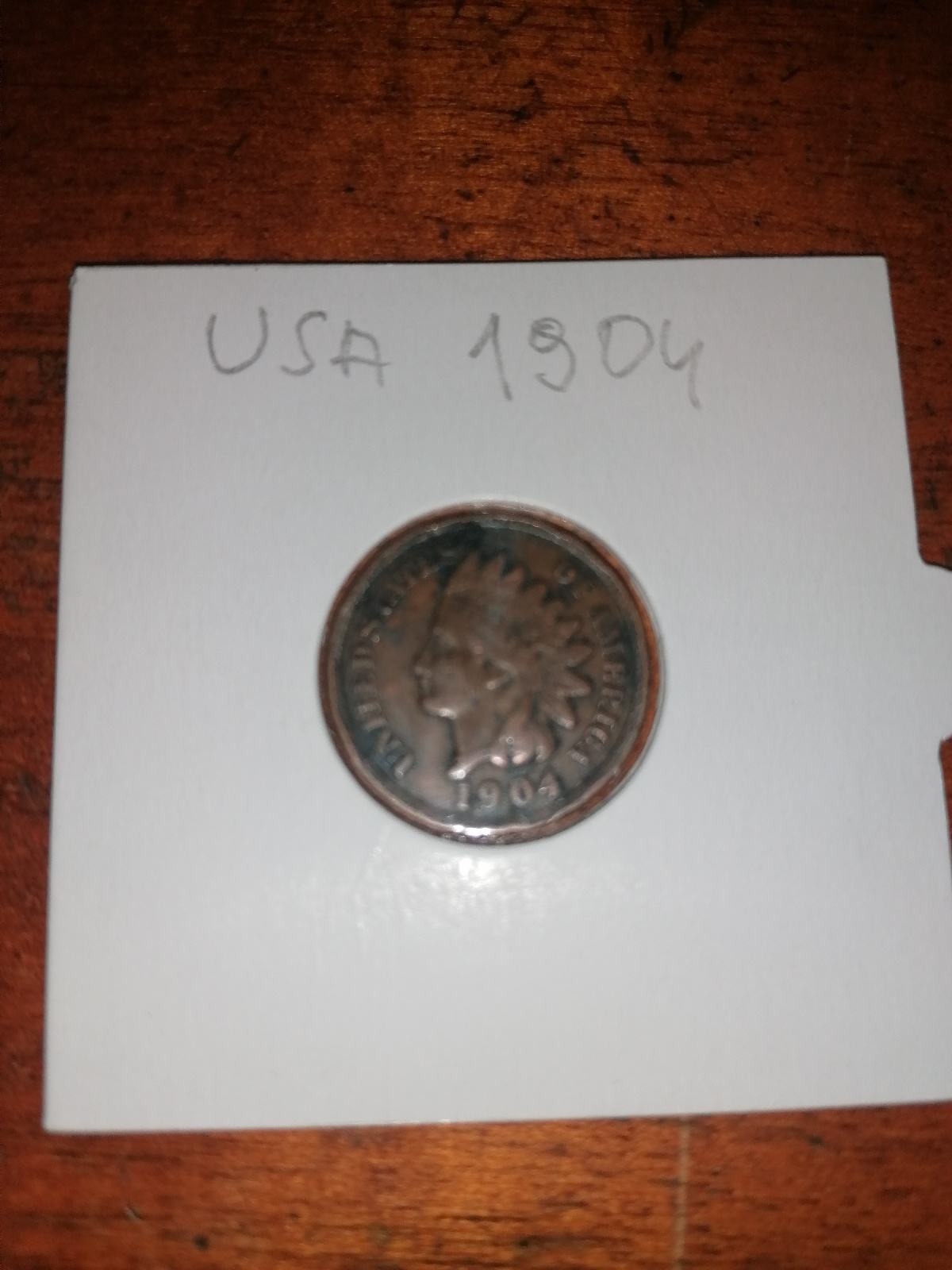 USA One cent 1904 Indijanac