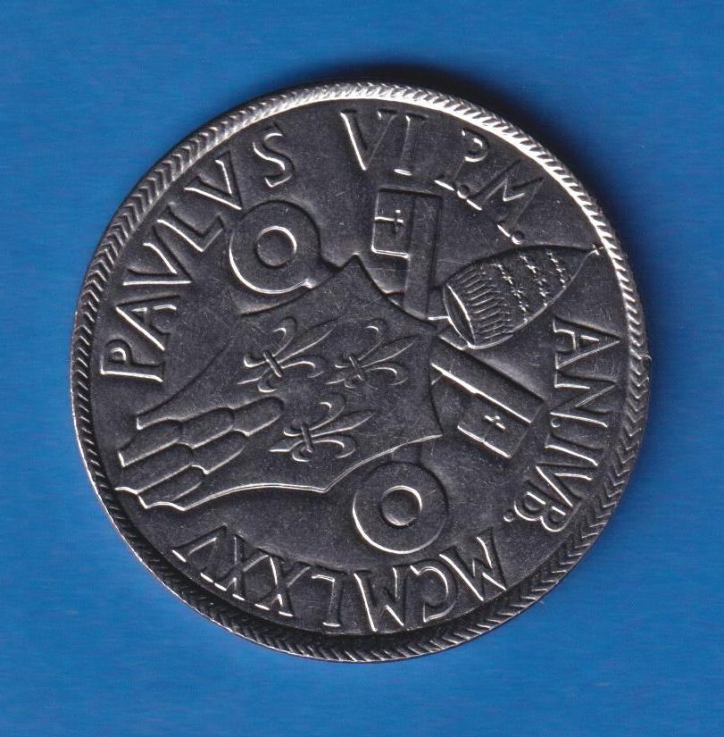 VATICAN 100 LIRE 1975 UNC / 1508
