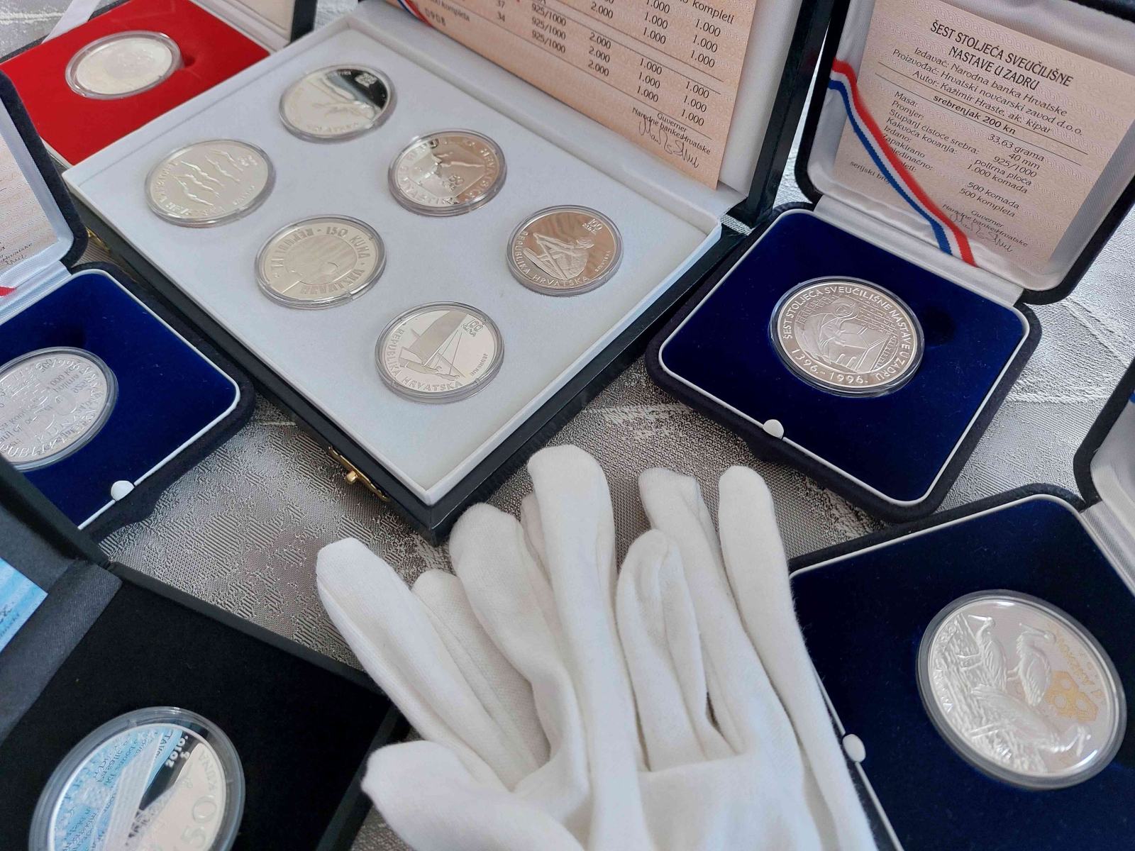 VELIKA KOLEKCIJA SREBRNOG KOVANOG NOVCA REPUBLIKE HRVATSKE - 1994-2022