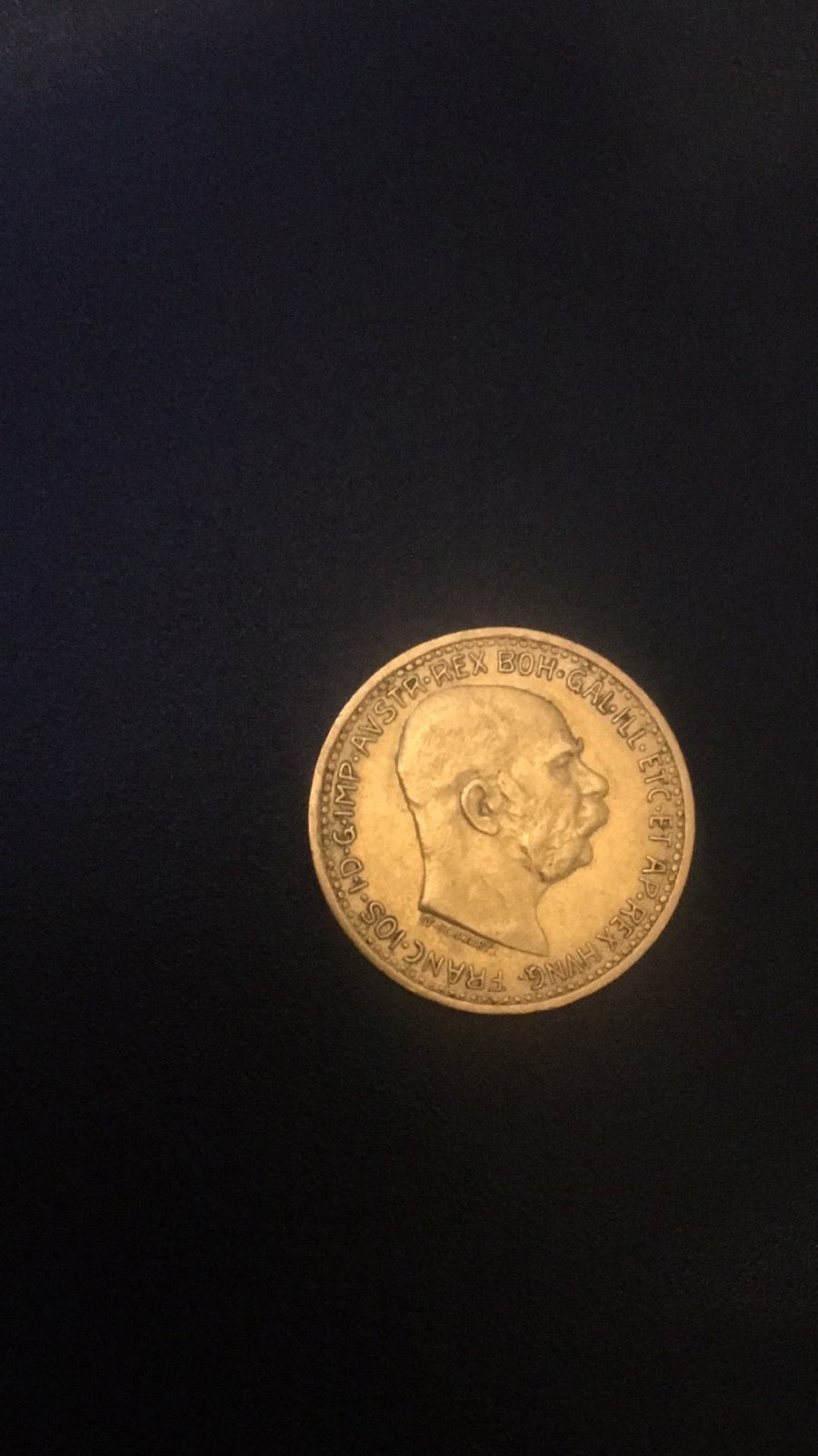 Zlatnik 10 korona iz 1910