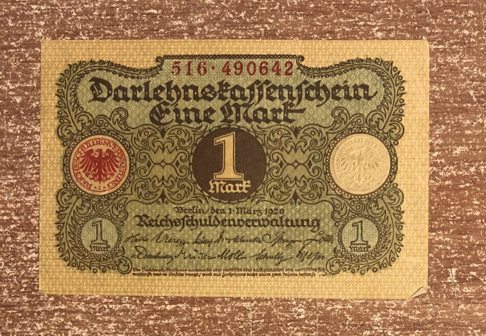 1 MARK BERLIN 1920. - 516-490642