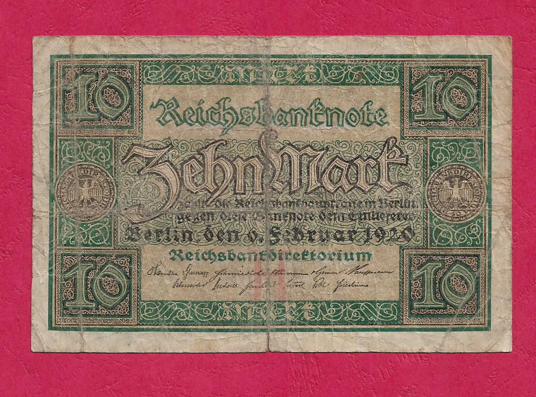 10 deutsche mark 1920
