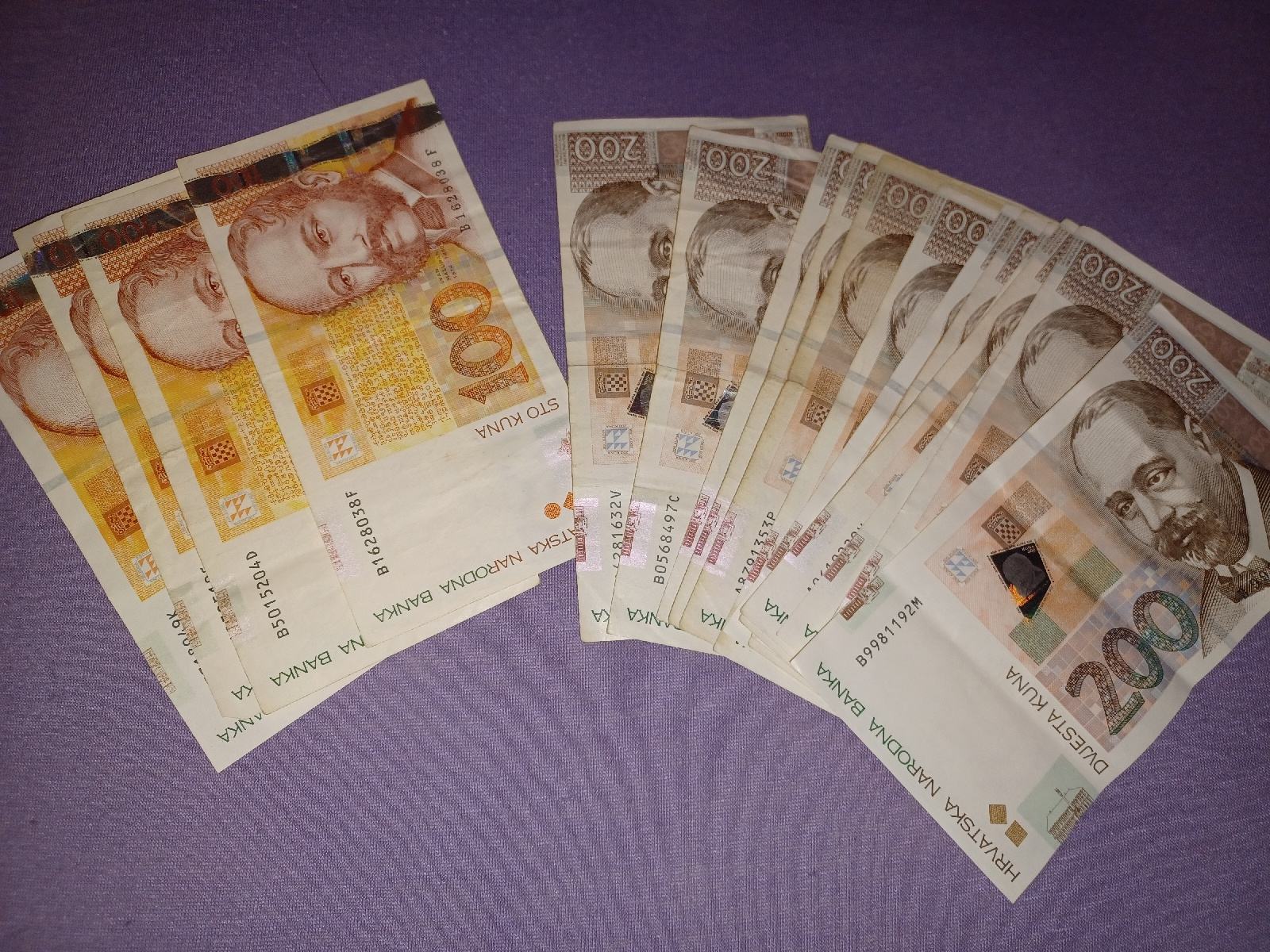 100 kn i 200 kn novčanice