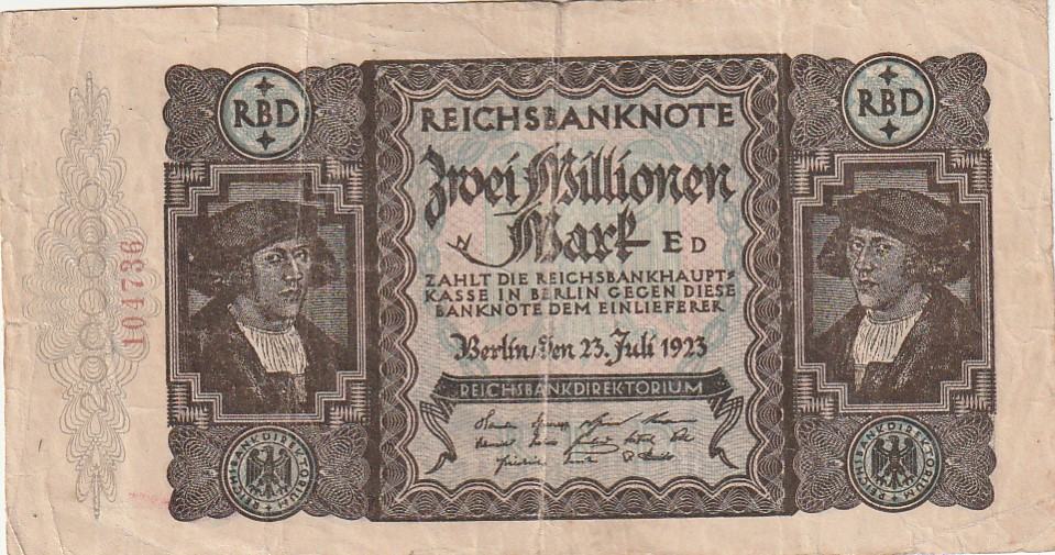 2 000 000 MARK BERLIN 1923