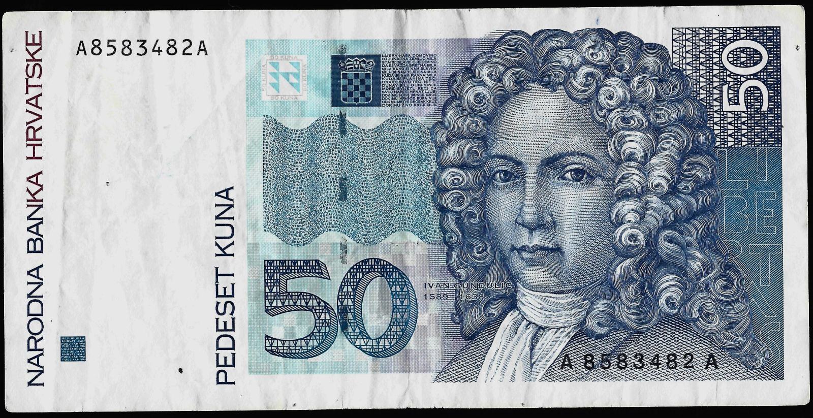 50 kuna 1993.
