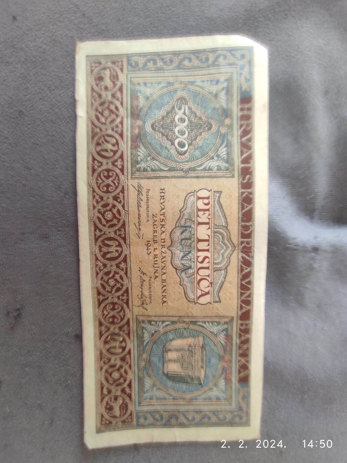5000 kuna 1943