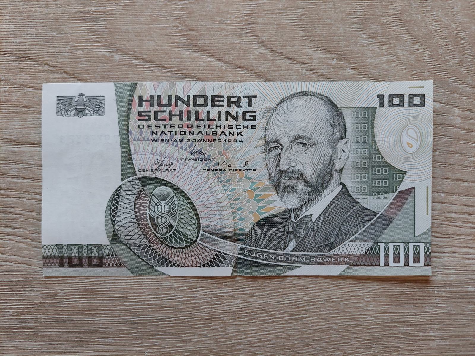 AUSTRIJA - 100 šilinga (AUSTRIA - 100 schilling) - 1984. - XF