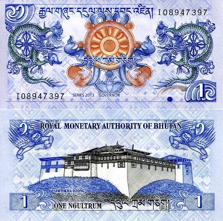 BHUTAN,BUTAN,1 NGULTRUM 2013 ,PICK 27B,UNC-KUPI ODMAH!!!