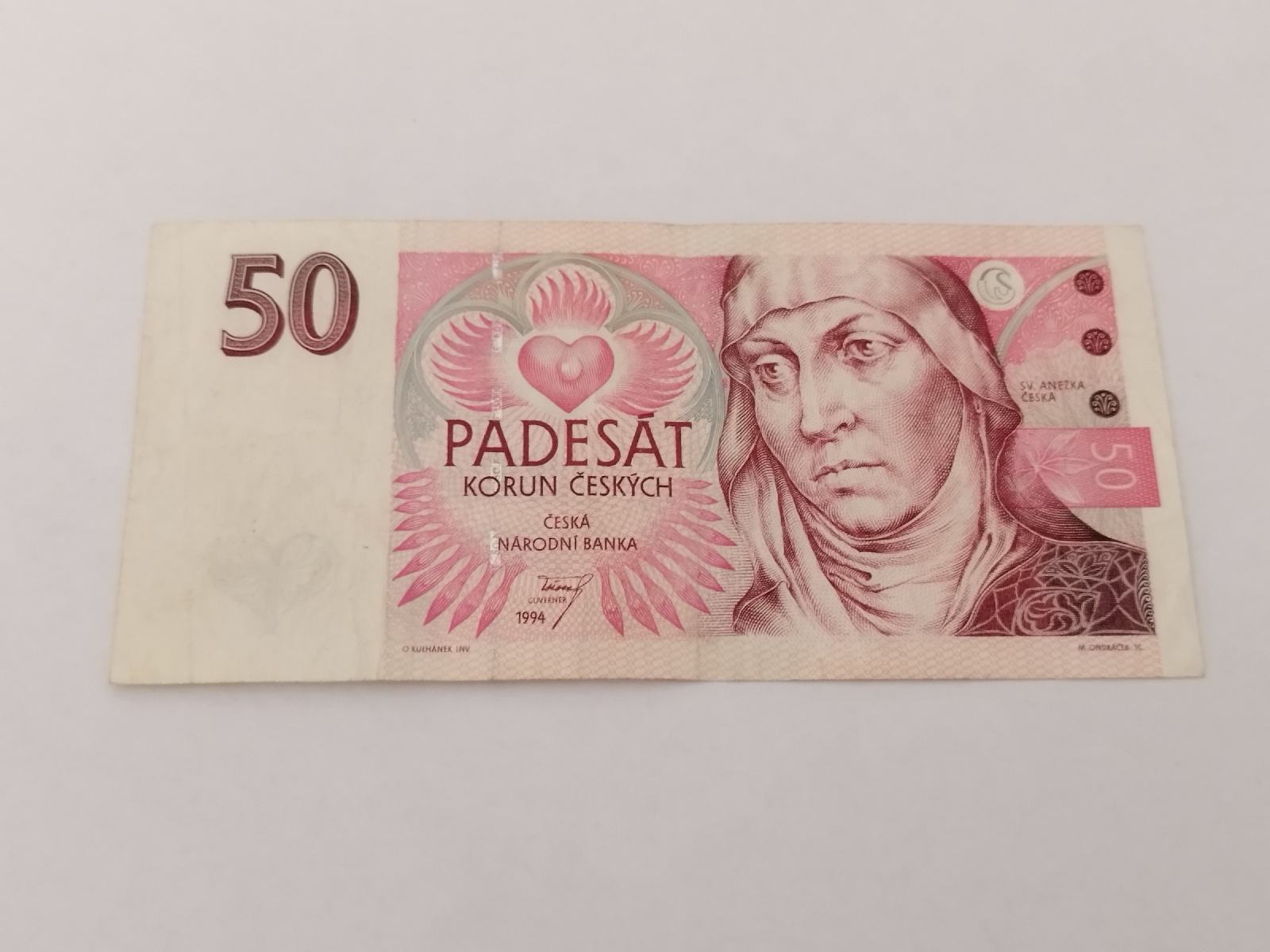 ČEŠKA 50 KRUNA 1994 GODINA