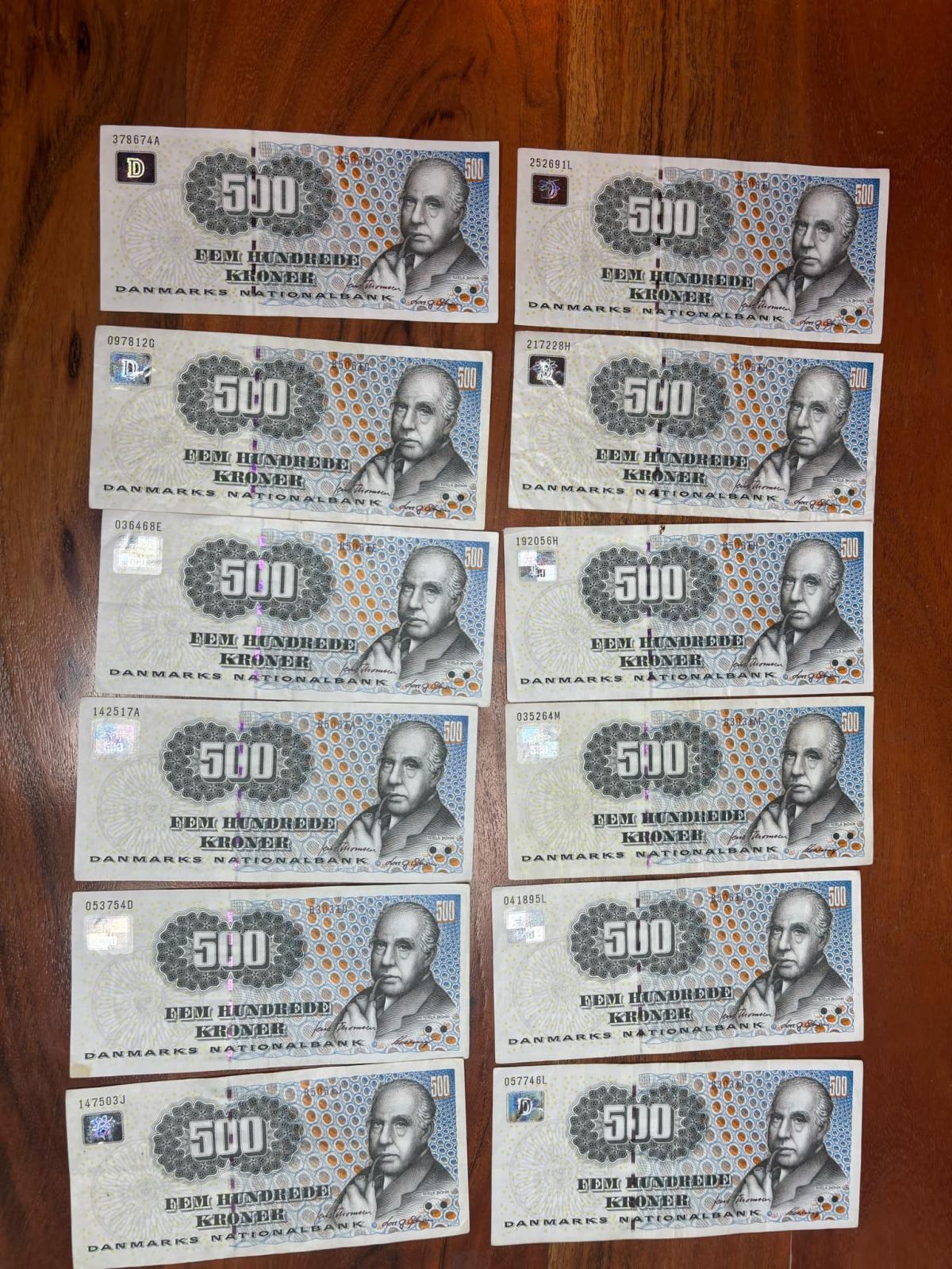 Danska 500 Kruna (kroner) 2003., 2006 1 kom (fine) Niels Bohr