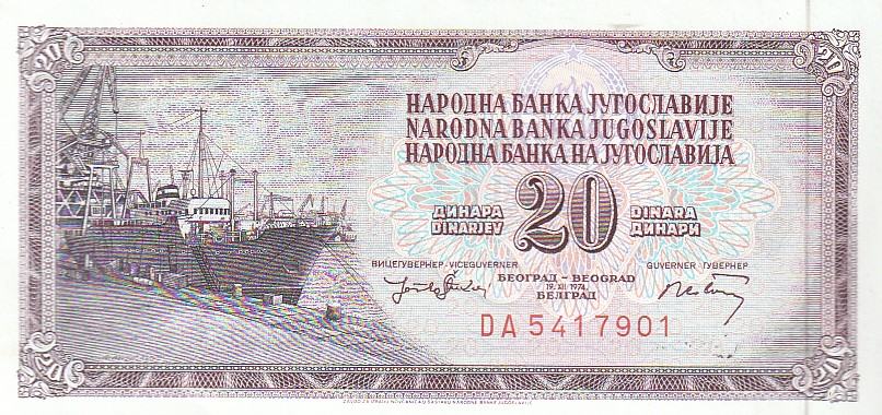 S.F.R.J. 20 DIN 1974 UNC