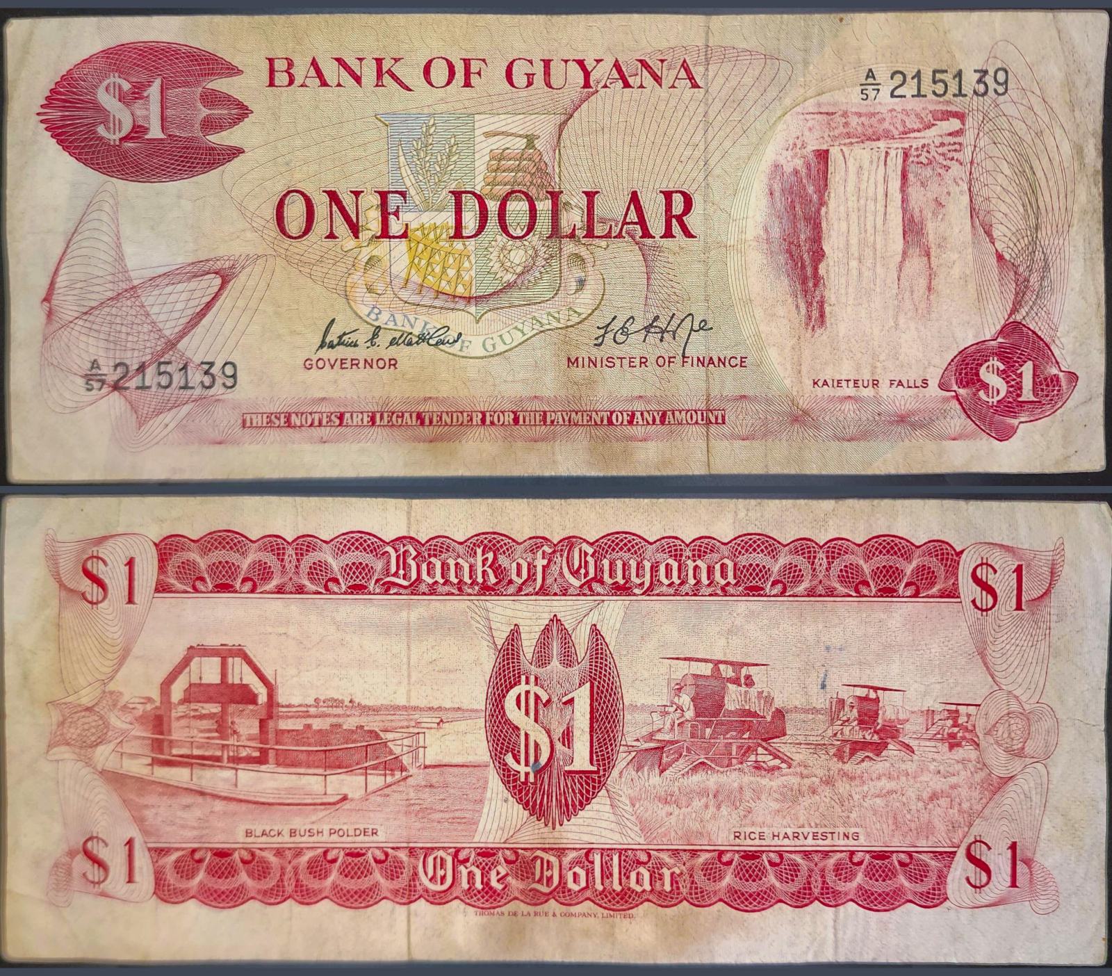 GUYANA / GVAJANA (1973-1980) 1 Dollar