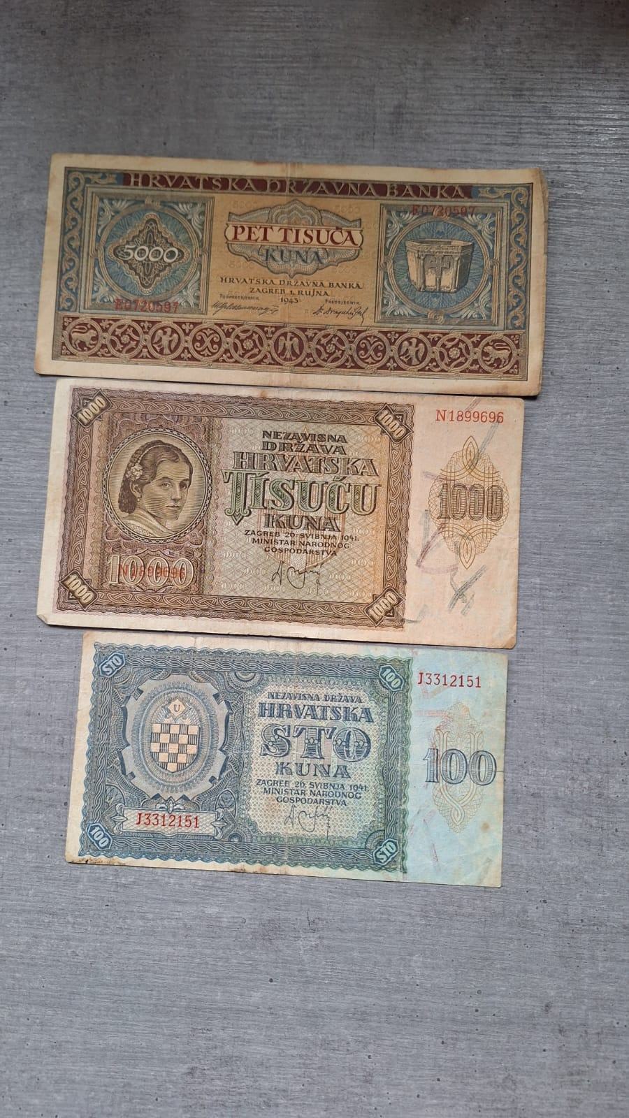 Hrvatske kune iz 1941 i 1943