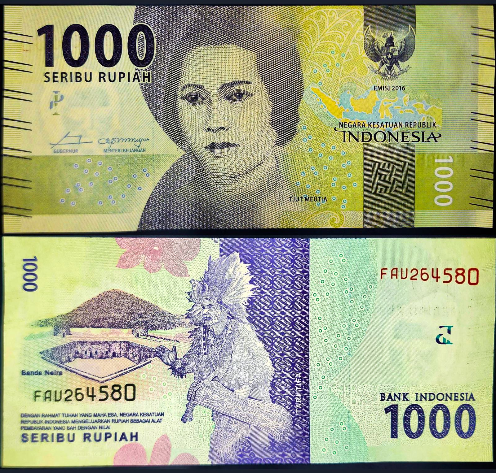 INDONESIA / INDONEZIJA (2018) 1000 Rupiah UNC