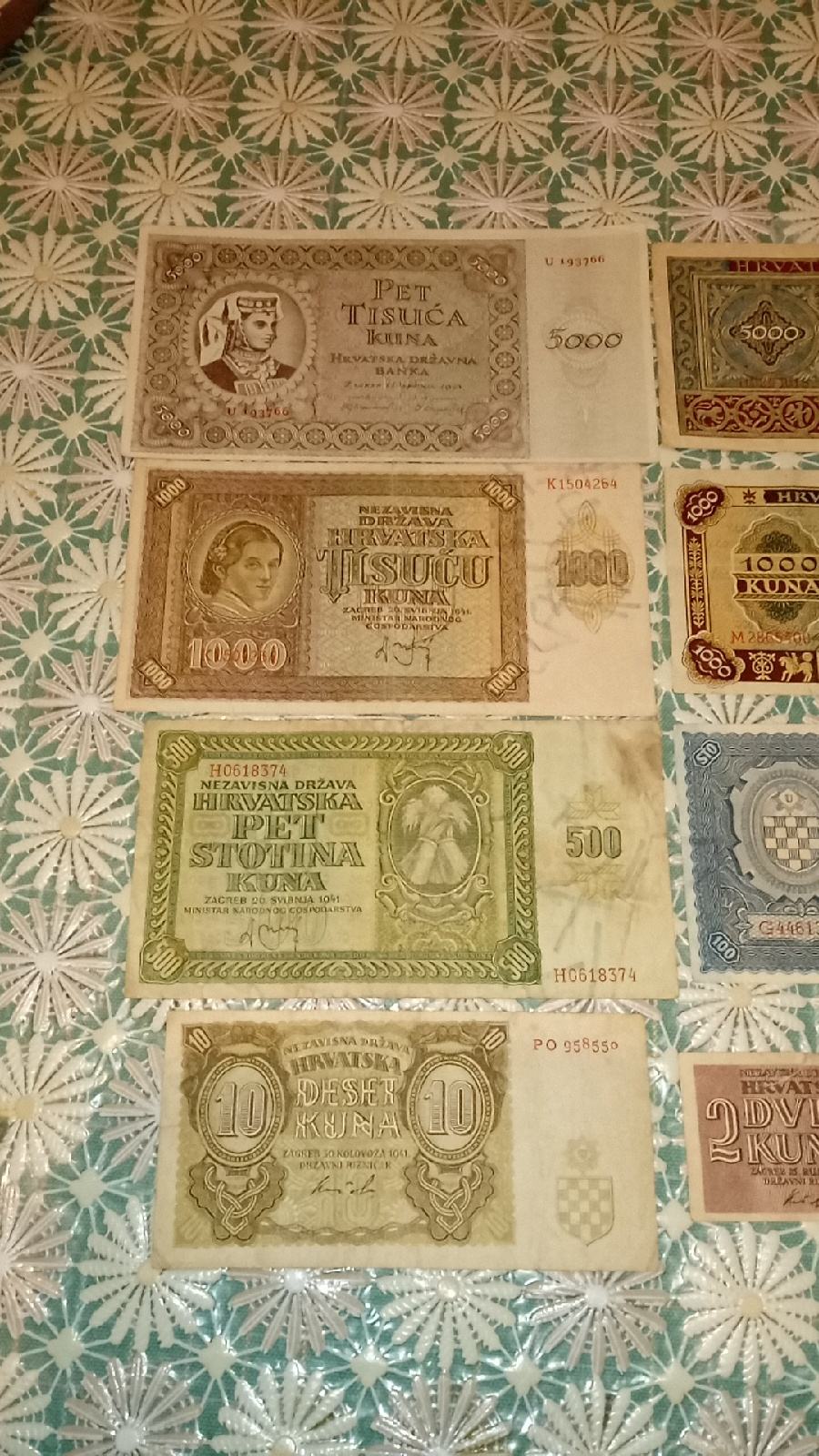 LOT NOVČANICA NDH KUNE 2