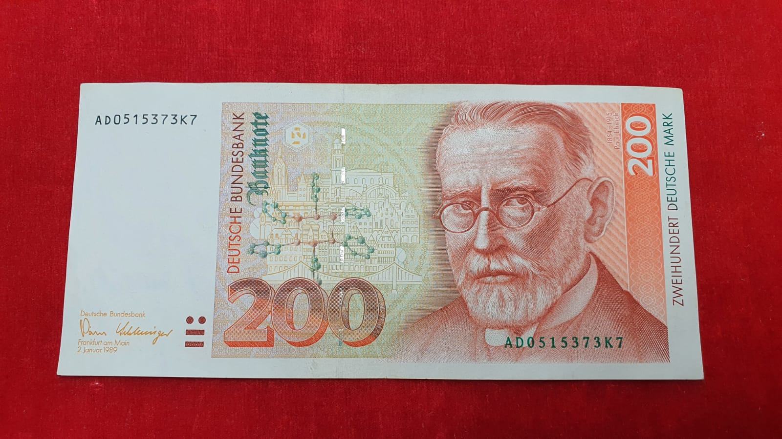 NJEMAČKA 200 maraka 1989 - Cijena po nominali + 10%