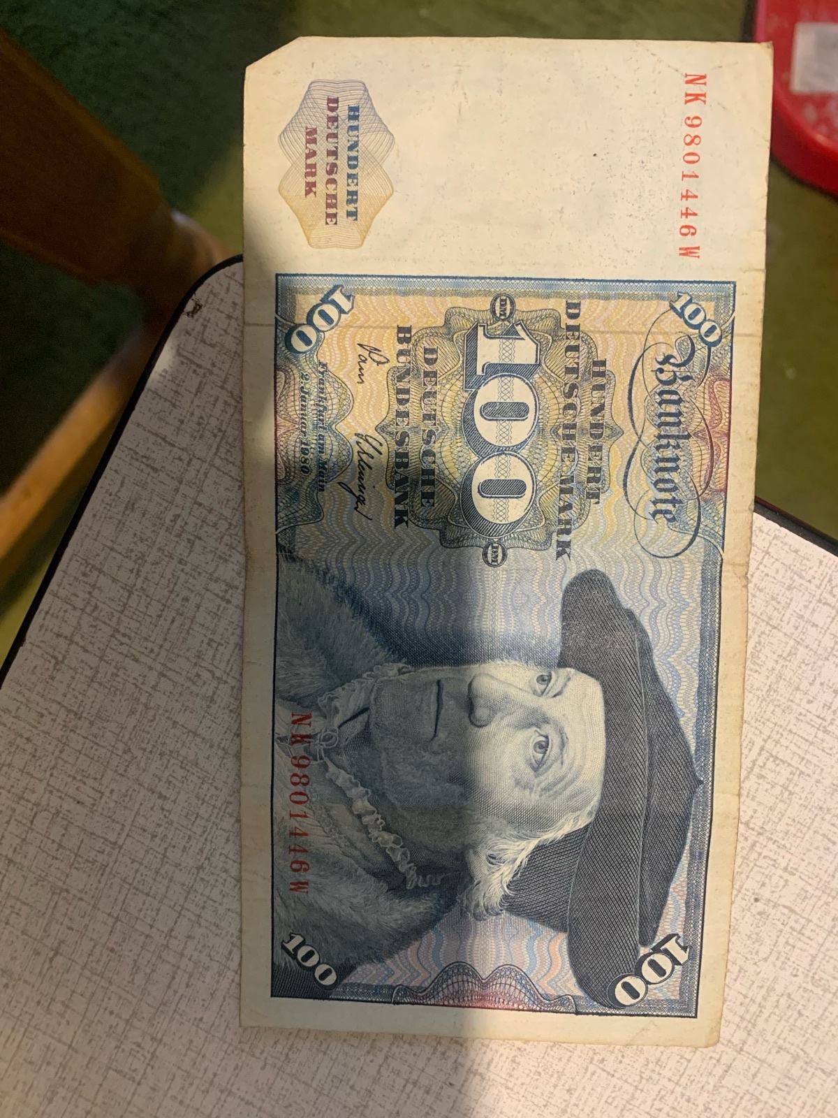 Novčanica 100 DEM prodajem