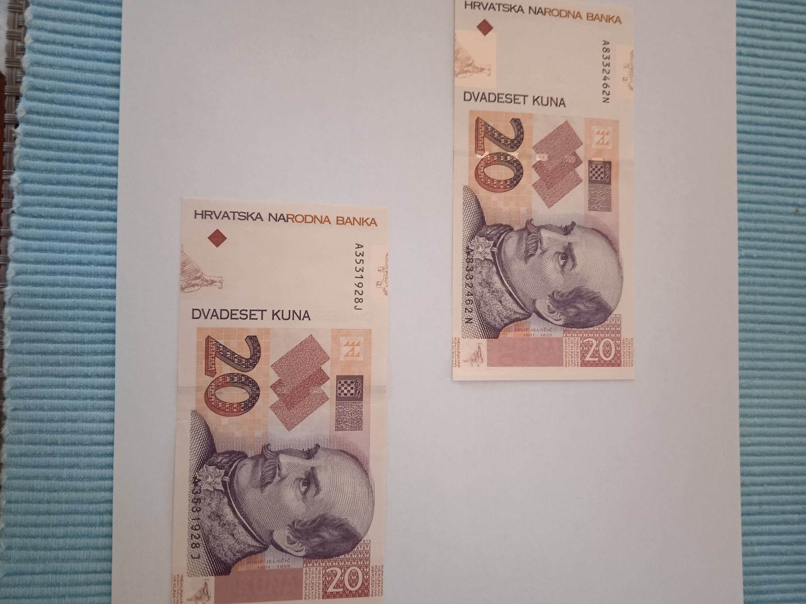 Novčanica od 20 kuna UNC