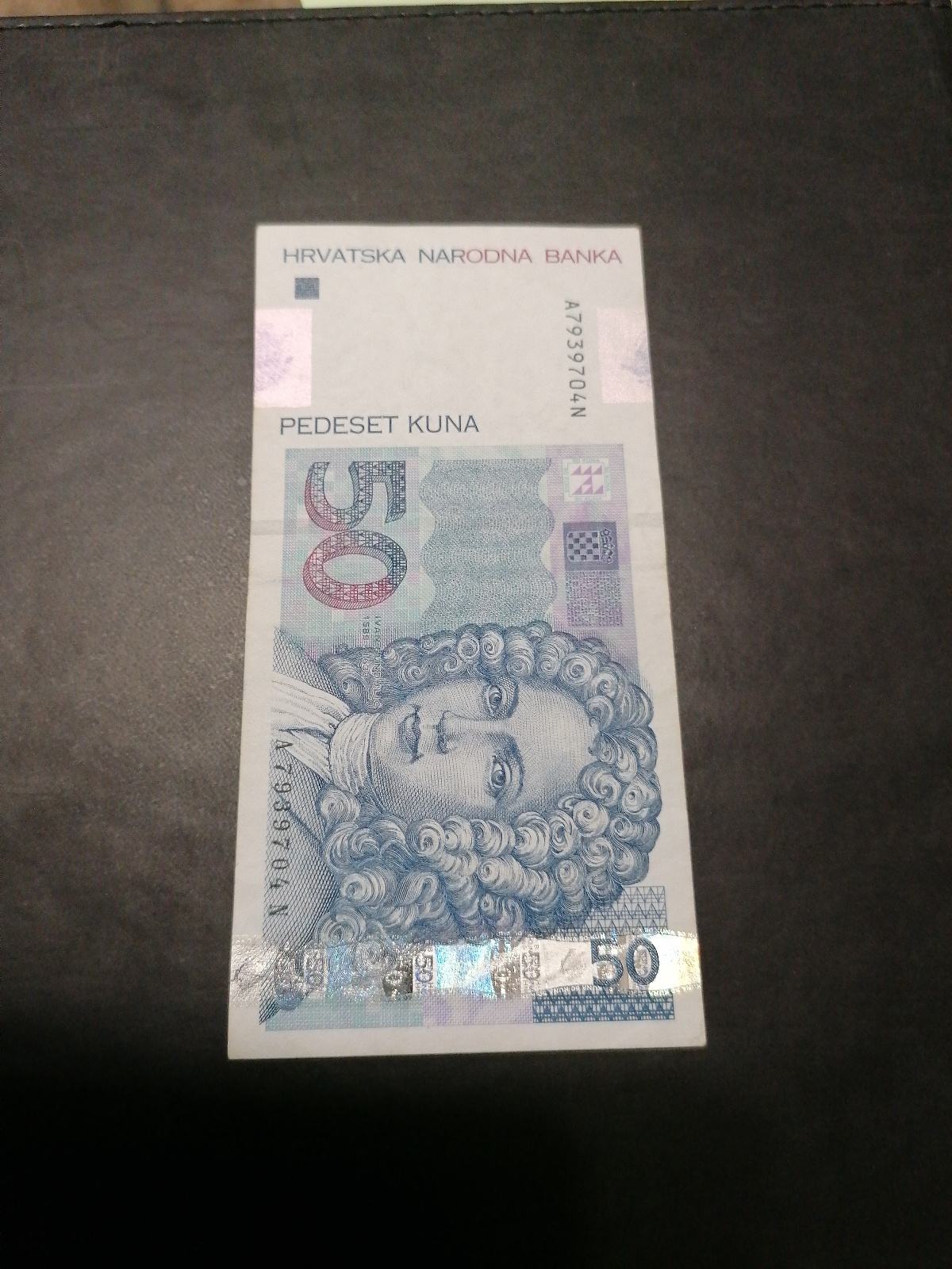 Novčanica od 50 kn. 2002god.