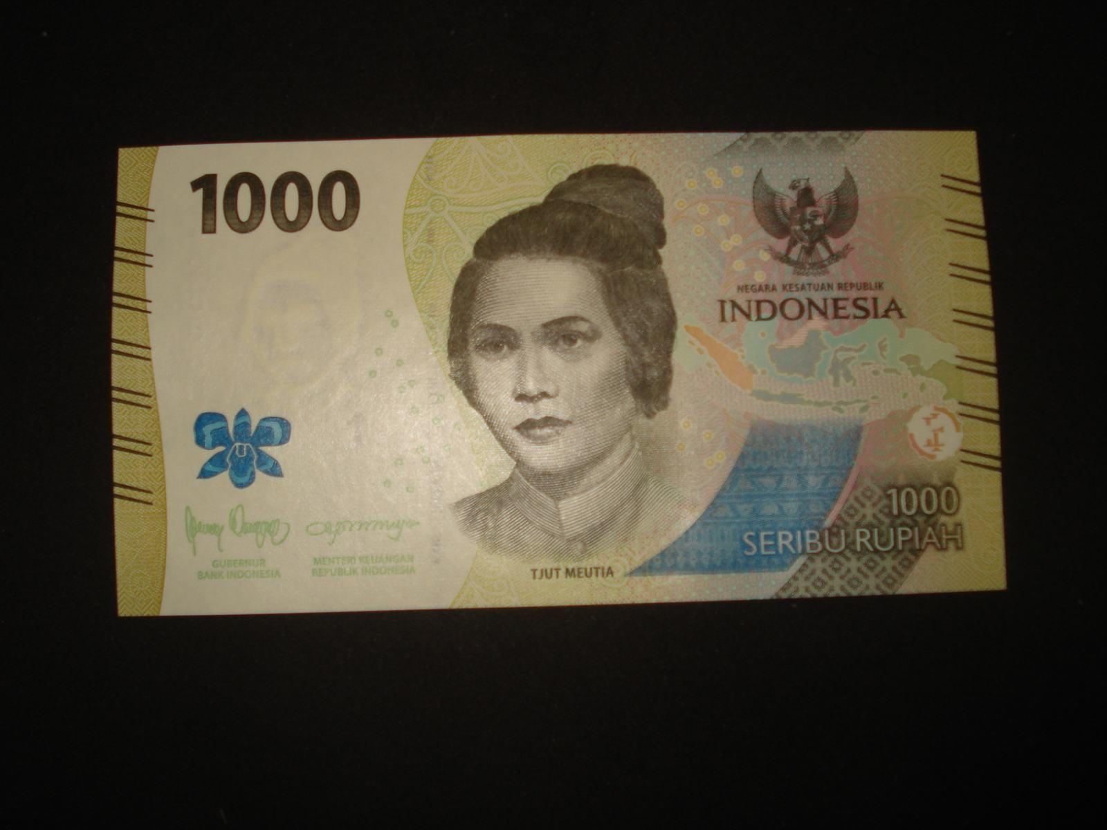 Indonesia 1000 rupiah 2022.UNC