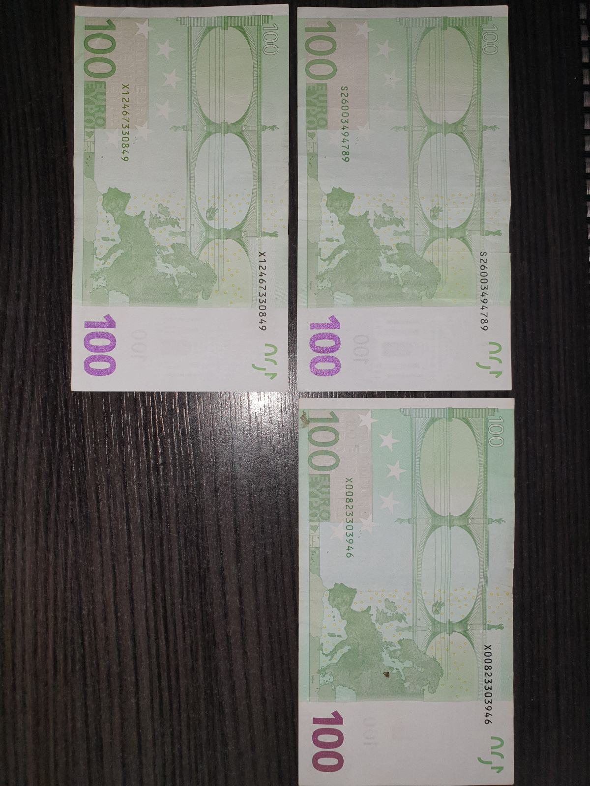 Novcanice od 100€ iz 2002 godine.