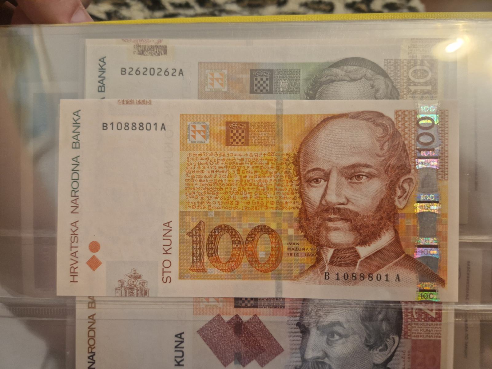 NOVČANICE 100KN KUNA UNC RADAR BROJ